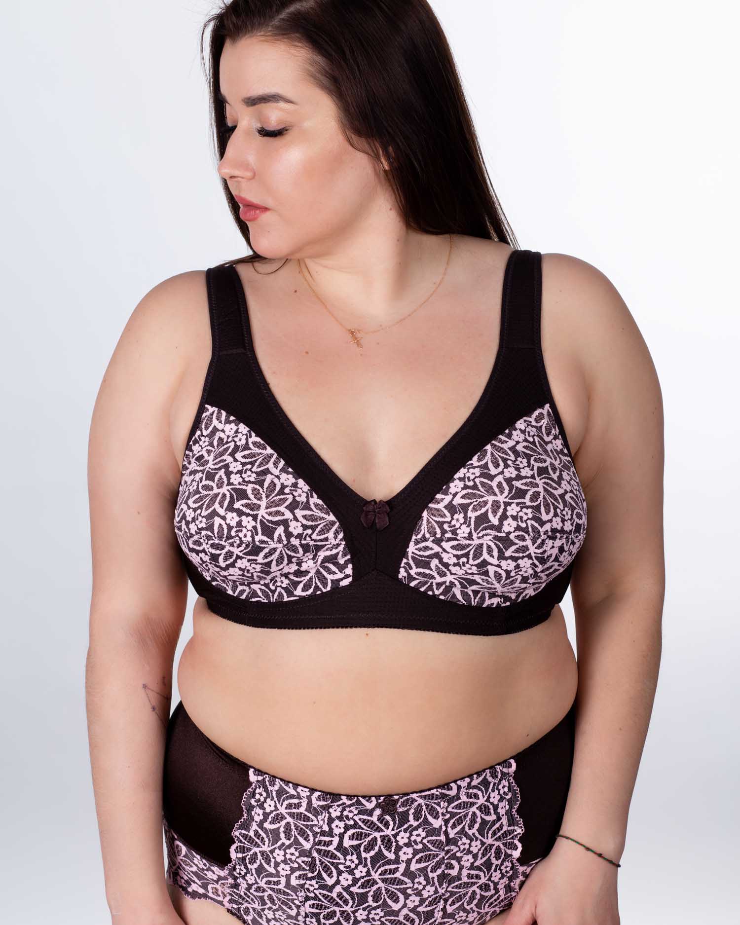 Бюстгальтер без кісточок Sofelinna 11243 коричневий K5203-1