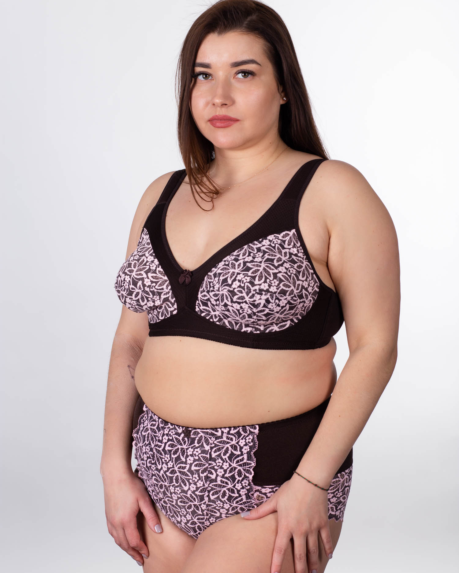 Бюстгальтер без кісточок Sofelinna 11243 коричневий K5203-1