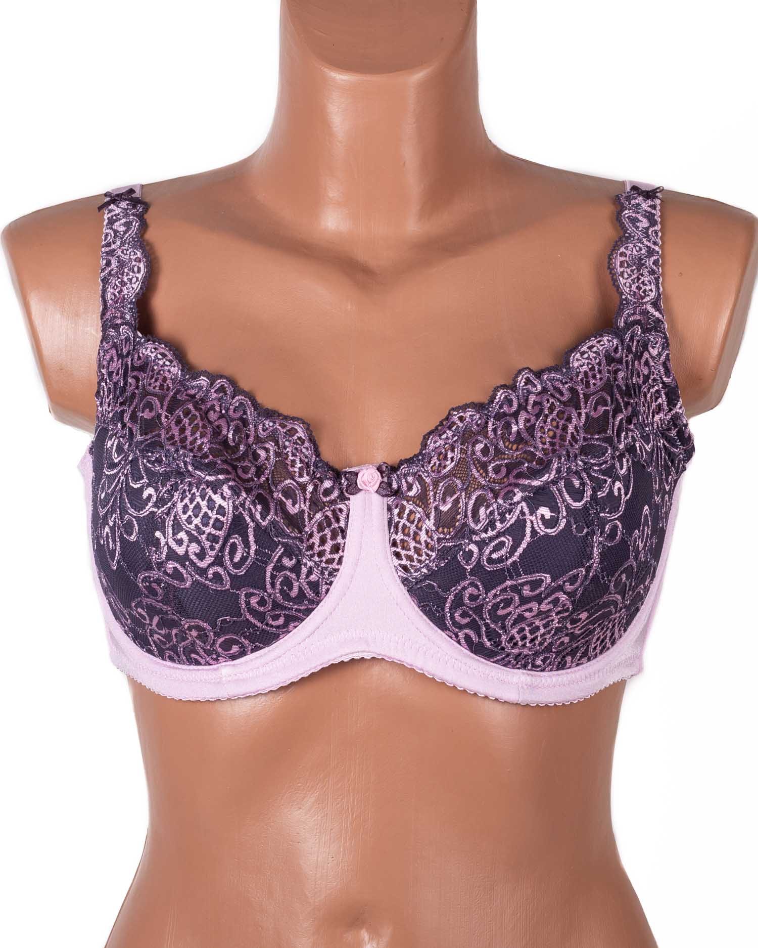 Бюстгальтер на тонкому поролоні Sofelinna 11253 рожевий 5409-5